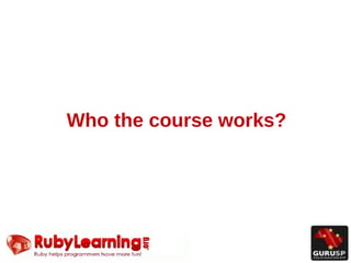 What is and how does work RubyLearning.org