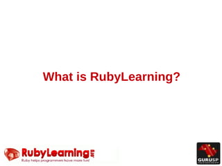What is and how does work RubyLearning.org