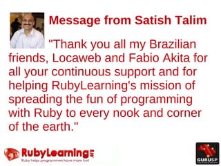 What is and how does work RubyLearning.org