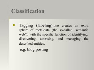 Cutting the trees of knowledge: Social software, Information architecture and Their epistemic ...