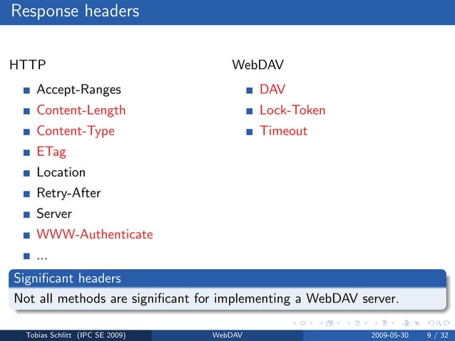 WebDAV - The good, the bad and the evil | PPT