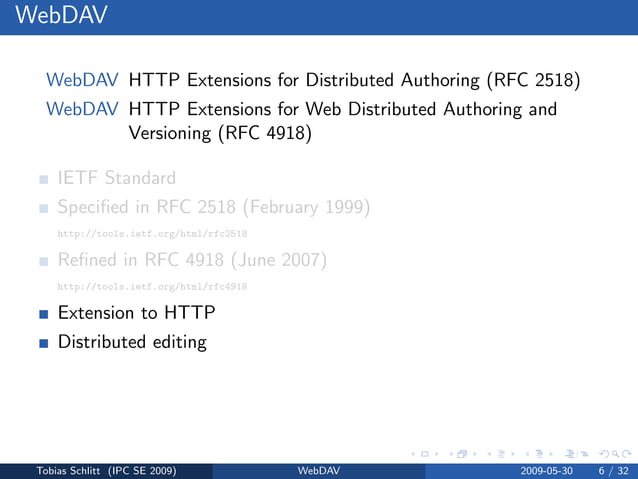 WebDAV - The good, the bad and the evil | PPT