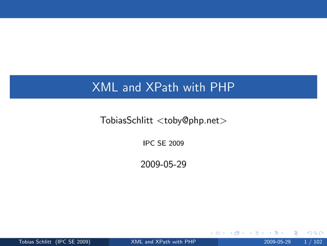 Xml And Xpath With Php Ppt 3943