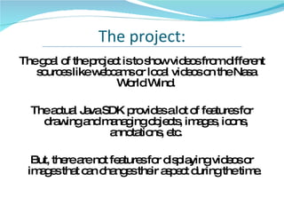 Live Video in World Wind | PPT