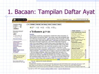 Roadshow SABDA Alkitab | PPT