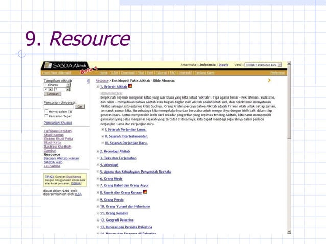 Roadshow SABDA Alkitab | PPT