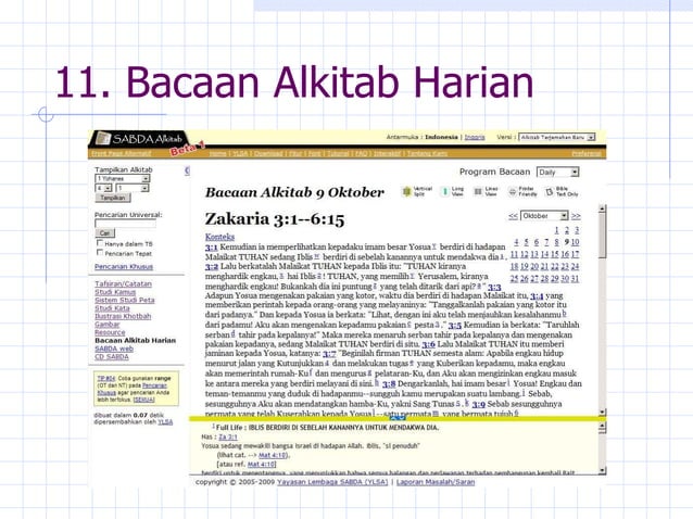 Roadshow SABDA Alkitab | PPT