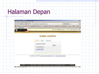 Roadshow SABDA Alkitab | PPT