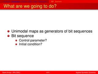 Symbolic dynamics of unimodal maps | PDF | Physics | Science