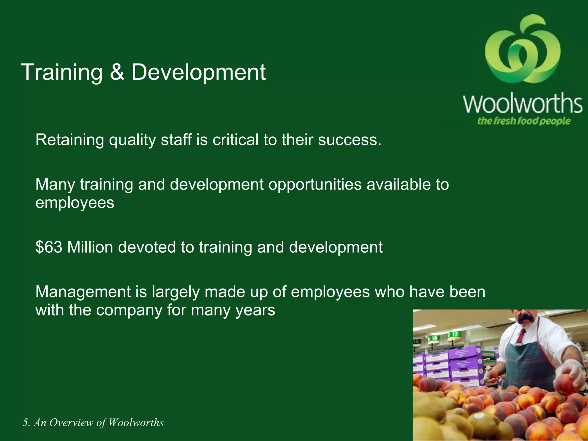 An Overview of Woolworths | PPT