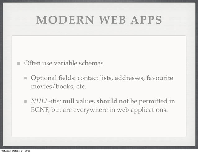 Non-Relational Databases & Key/Value Stores | PPT Non-Relational Databases & Key/Value Stores | PPT