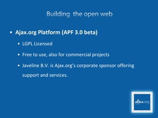 Building real-time collaborative apps with Ajax.org Platform | PPT