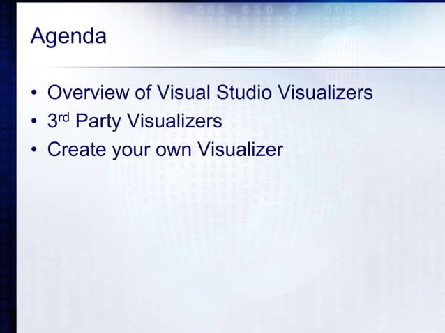 Visual Studio Visualizers | PPT