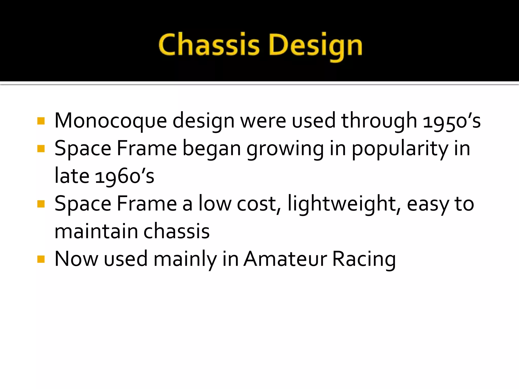 Formula 1000 Frame Design | PPTX