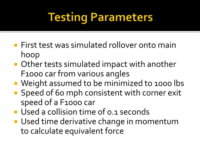 Formula 1000 Frame Design | PPTX | Auto Racing | Sports