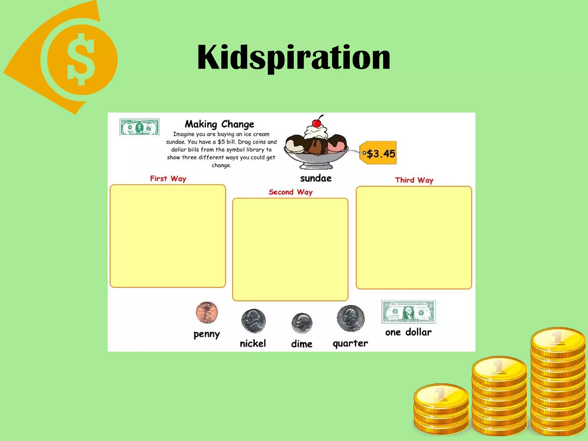Teaching Money to Kids | PPT