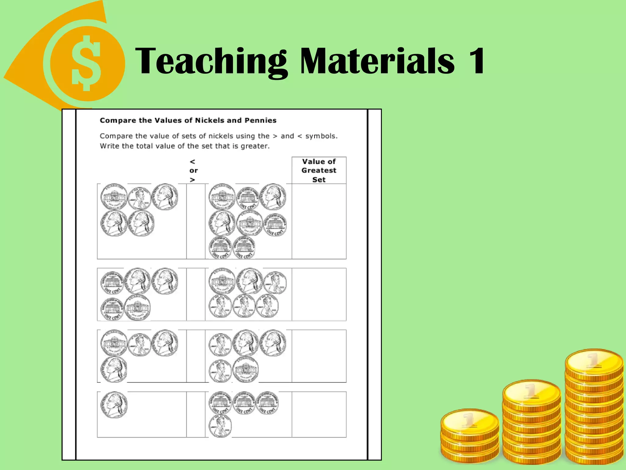 Teaching Money to Kids | PPT