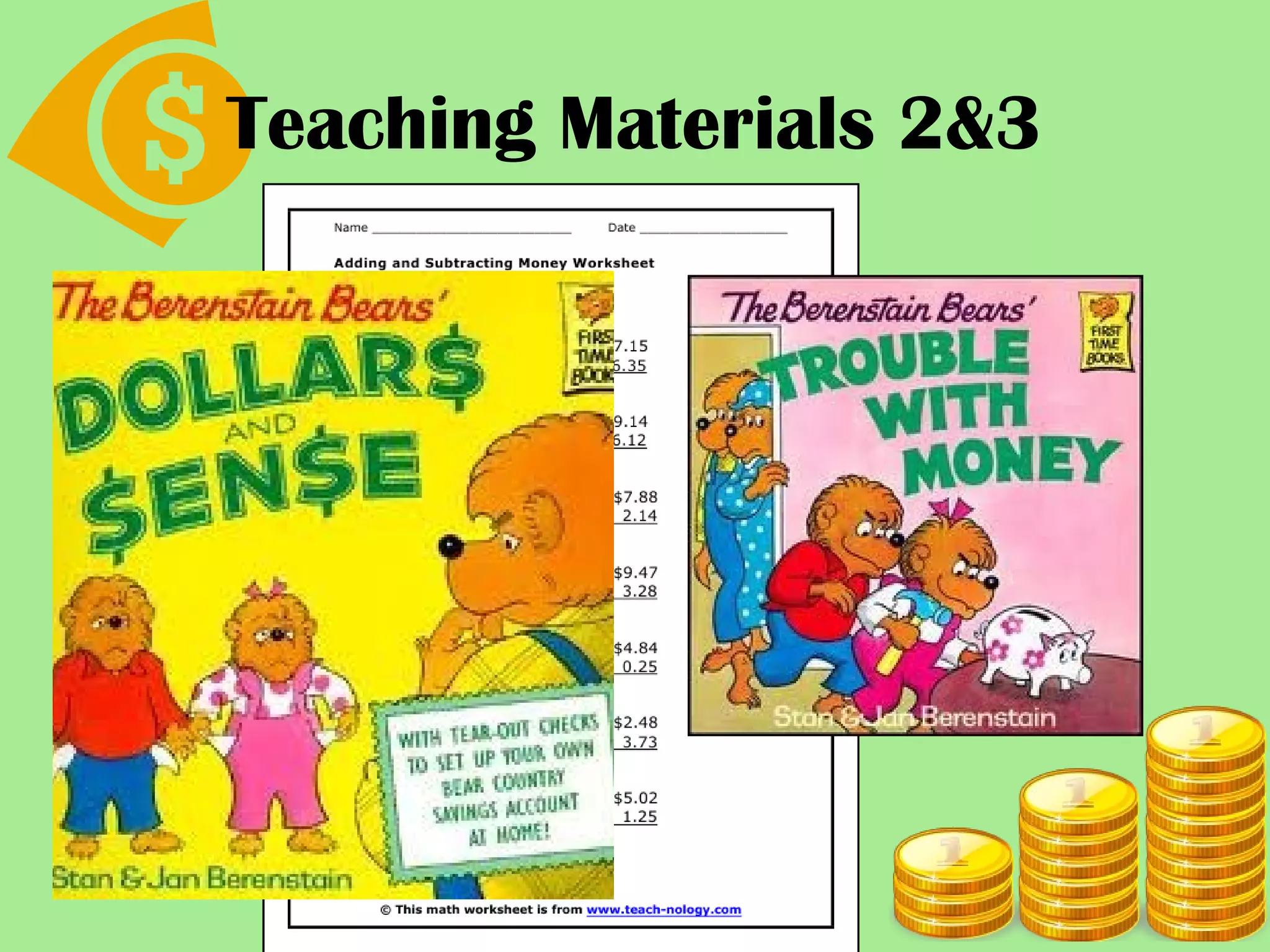 Teaching Money to Kids | PPT