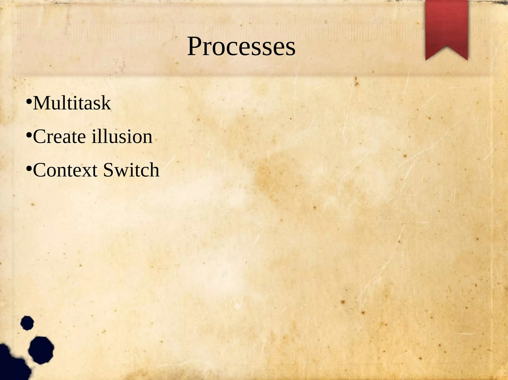 operating system (process) | PPT