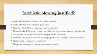 Whistleblowing - Mechanism and Policy | PPTX