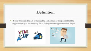 Whistleblowing - Mechanism and Policy | PPTX