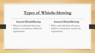 Whistleblowing - Mechanism and Policy | PPTX