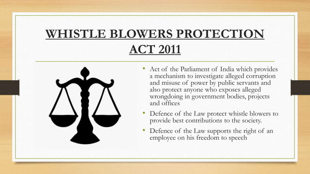 Whistleblowing - Mechanism and Policy | PPTX
