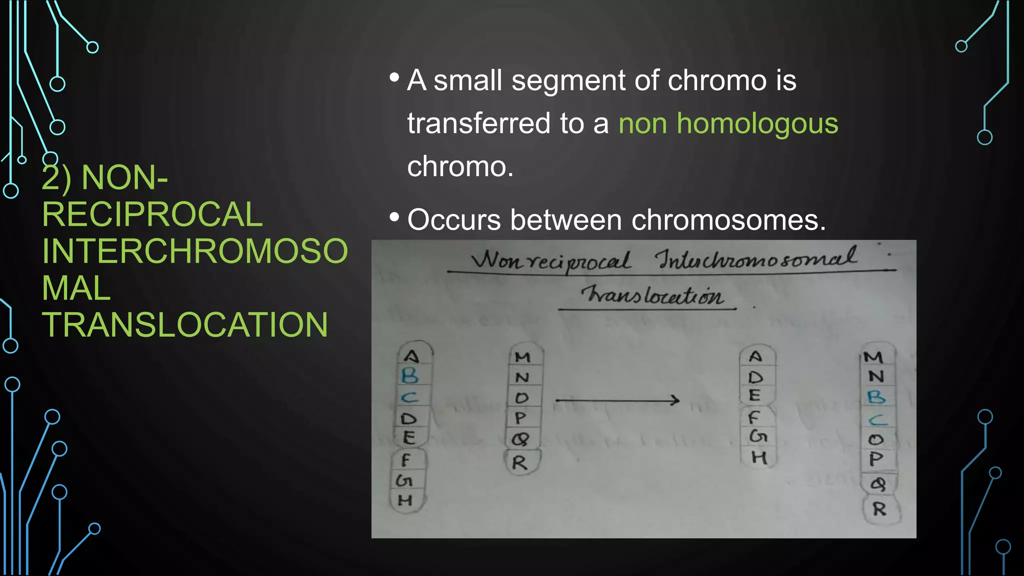 chromosomal aberrations and changes in the structure of chromosomes | PPTX