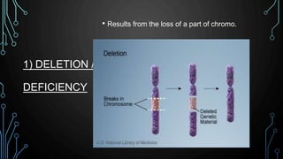 chromosomal aberrations and changes in the structure of chromosomes | PPTX