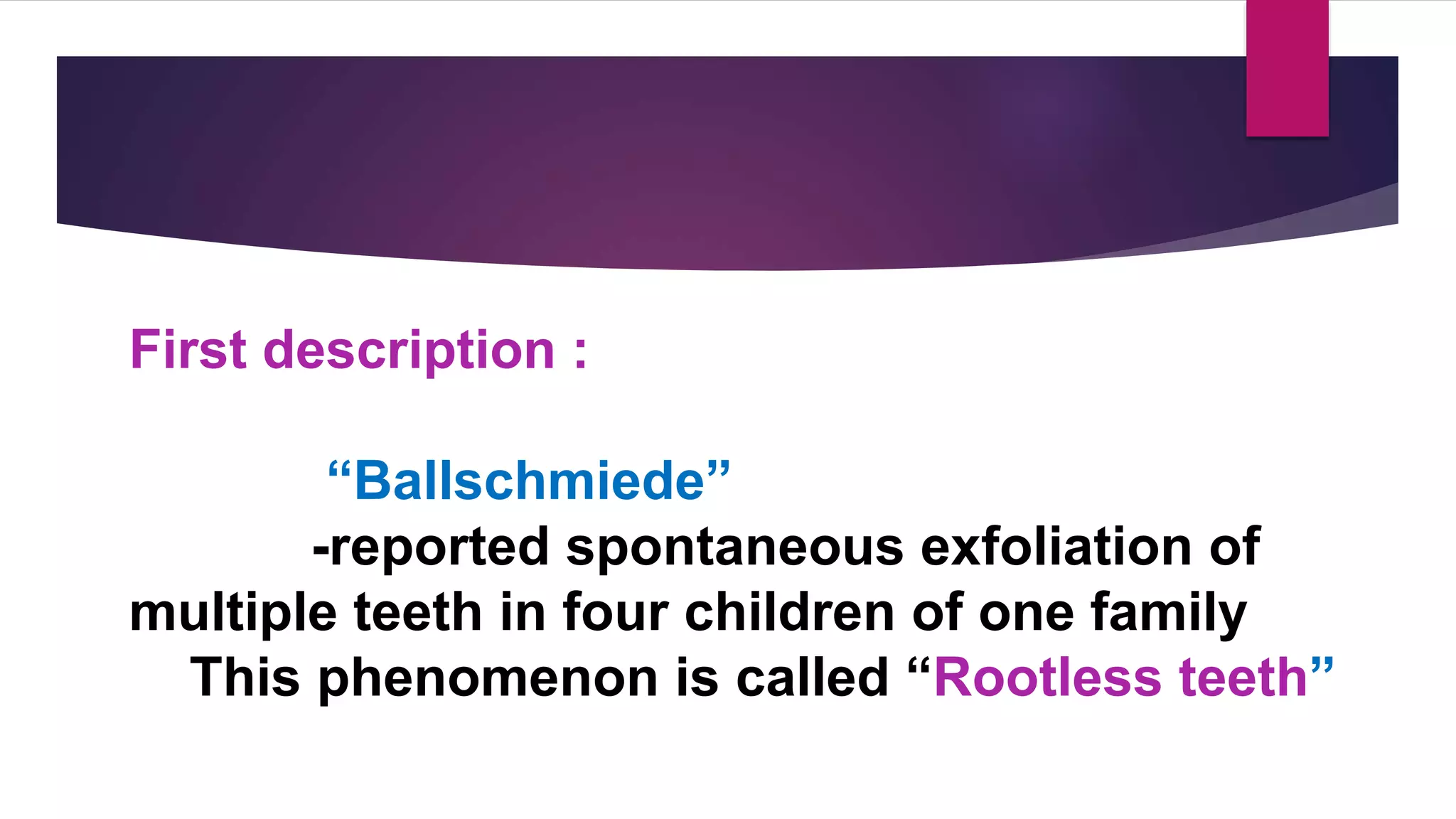 Dentin dysplasia | PPTX
