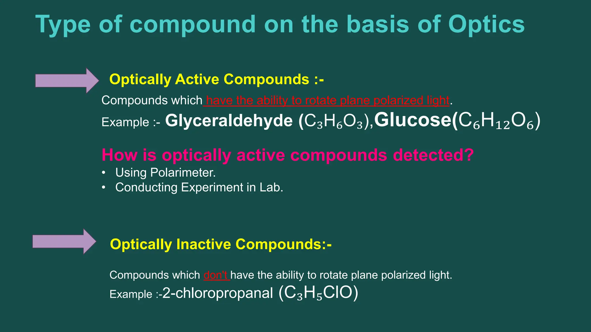 optical isomers description of dextro and laveo | PPTX