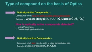 optical isomers description of dextro and laveo | PPTX | Chemistry ...