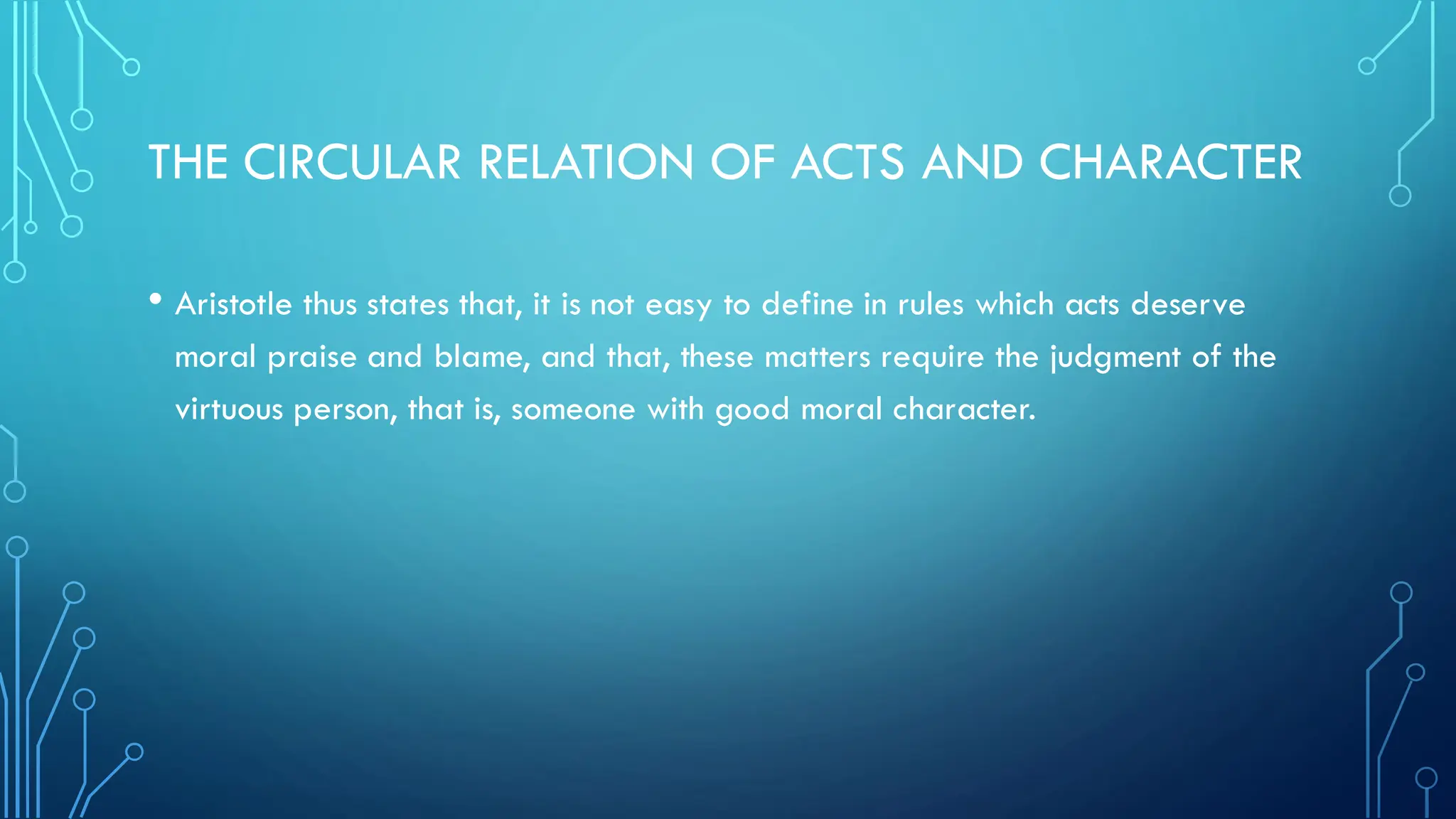 Presentation for Moral and Character Virtue | PDF