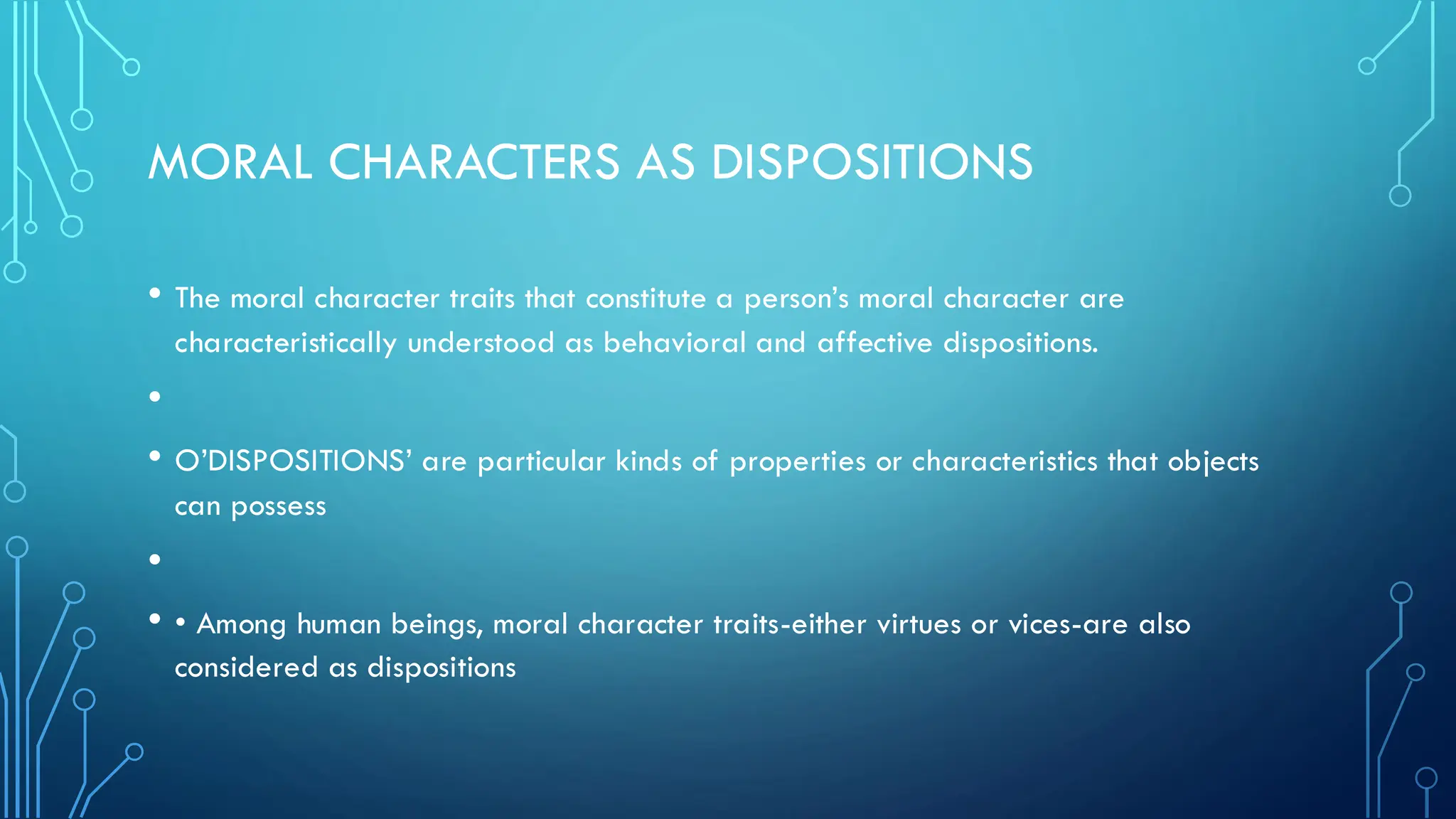 Presentation for Moral and Character Virtue | PDF