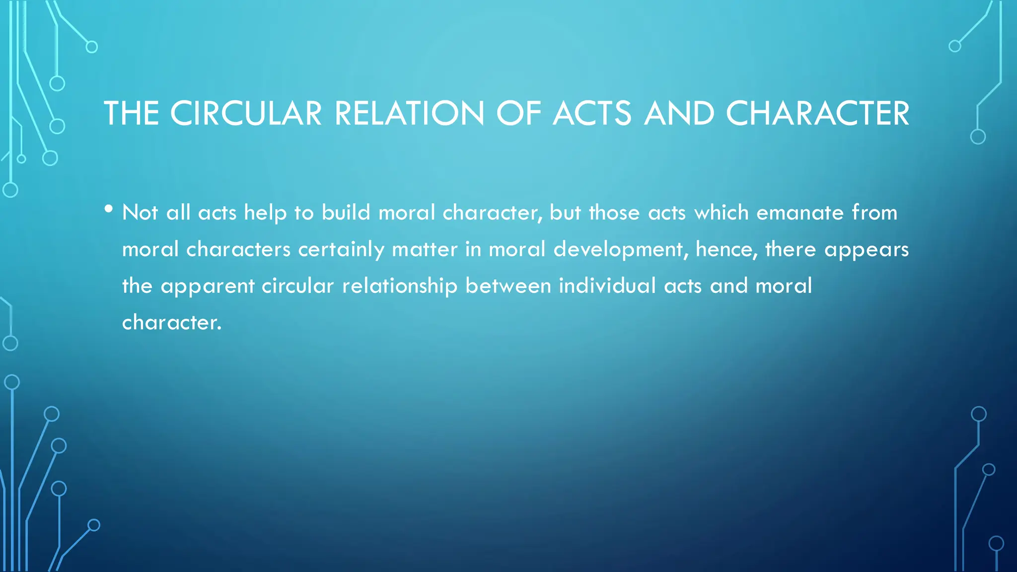 Presentation for Moral and Character Virtue | PDF