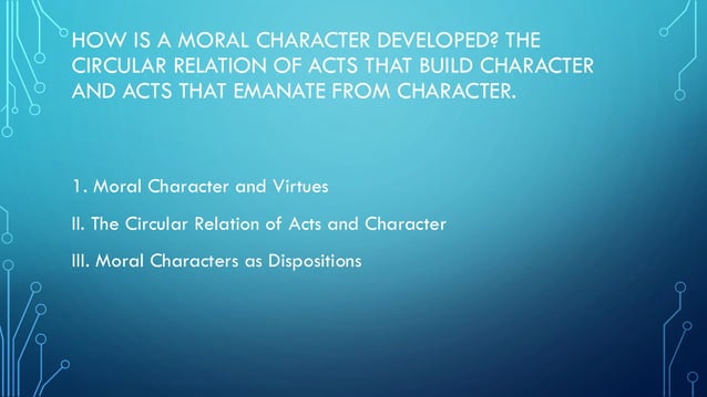 Presentation for Moral and Character Virtue | PDF