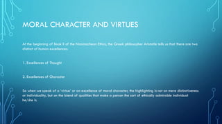 Presentation for Moral and Character Virtue | PDF