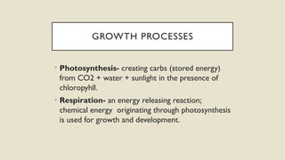 PLANT GROWTH ANALYSIS FOR THE AGRICULTURE STUDENTS | PPTX