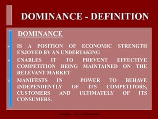 Abuse of dominance | PPT