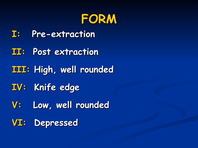 classification of soft palate and residual ridge | PPT