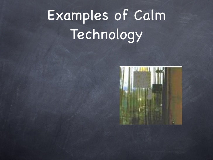 Calm technology - Alchetron, The Free Social Encyclopedia