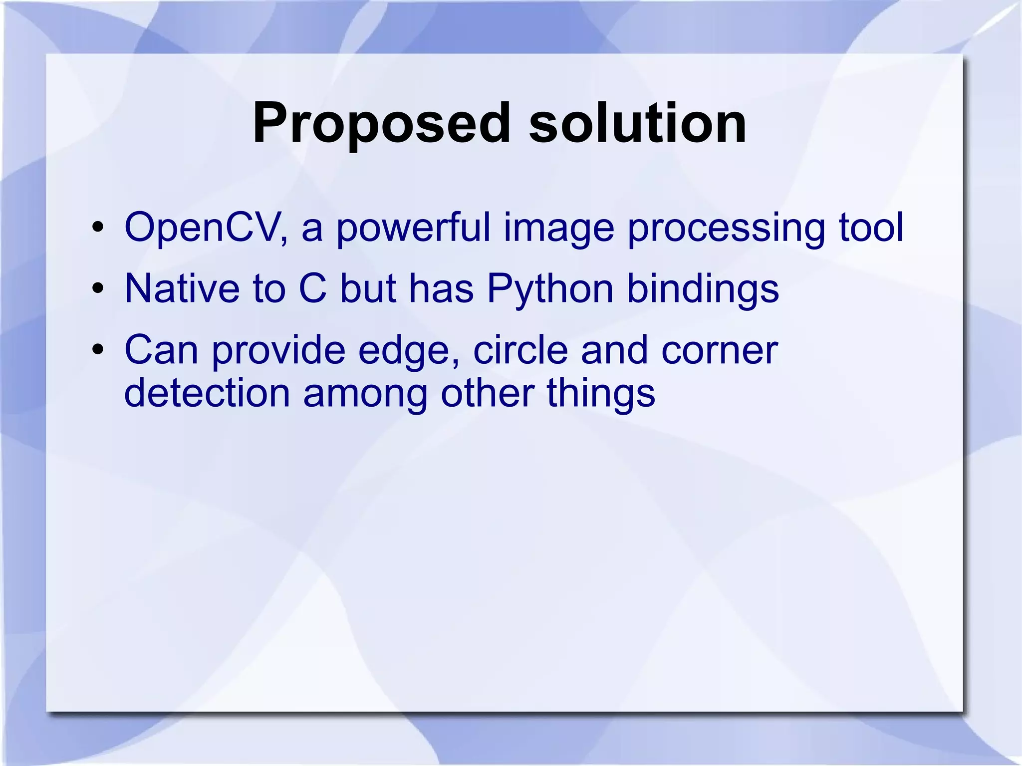 Myro and OpenCV | PPT