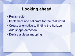 Myro and OpenCV | PPT