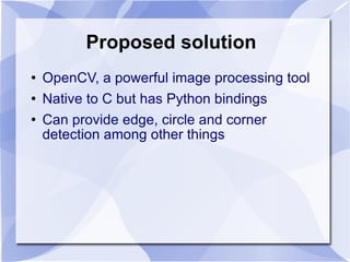 Myro and OpenCV | PPT