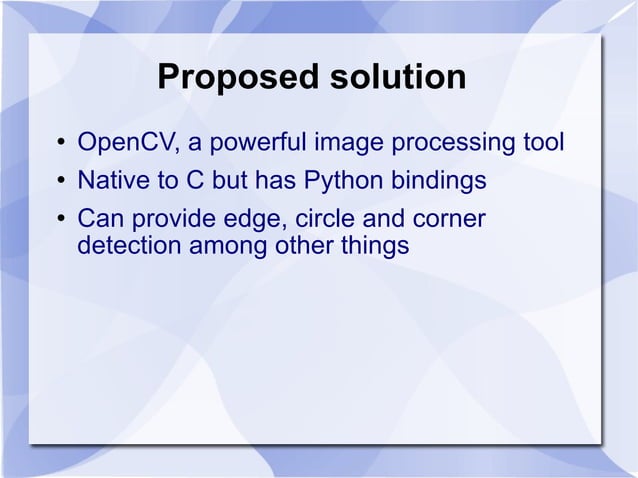 Myro and OpenCV | PPT