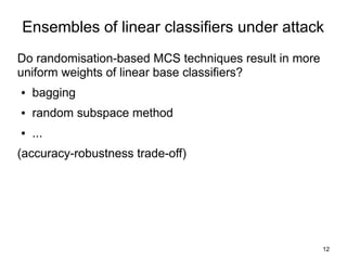 Multiple Classifier Systems under attack | PDF | Email | Internet