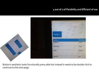 Heuristic Evaluation | PPTX | Computing | Technology & Computing