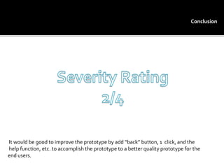 Heuristic Evaluation | PPTX | Computing | Technology & Computing