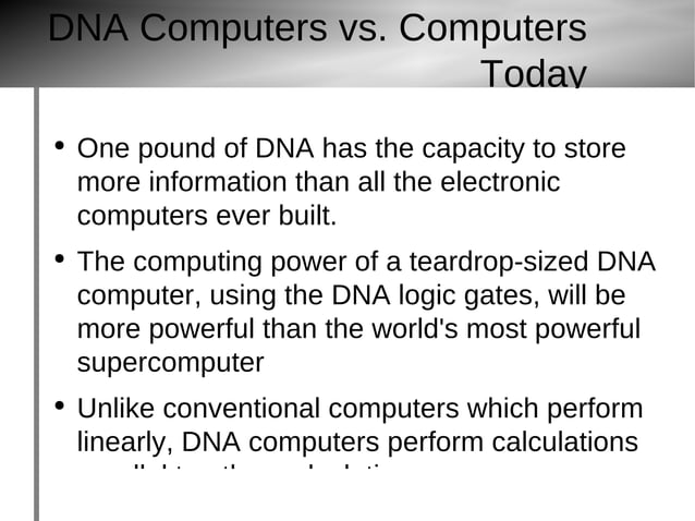 DNA & Molecular Computing | ODP | Chemistry | Science