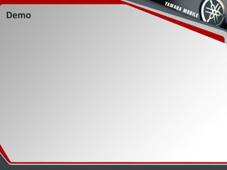 YAMAHA Wapsite powered by Yahoo Blueprint | PPT